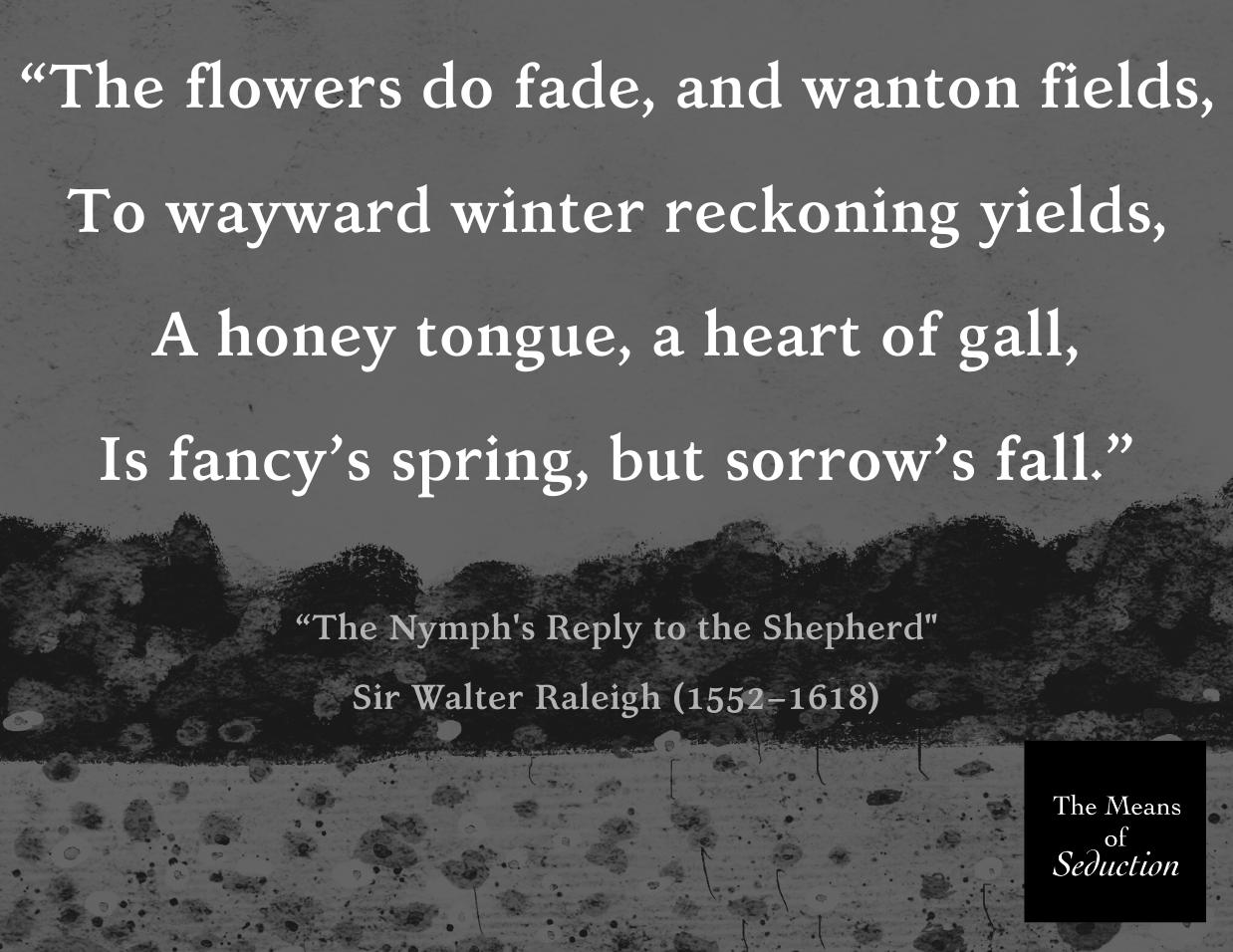 Hail, Fellow Seducers & Targets: Seduction in Renaissance Poetry - The ...